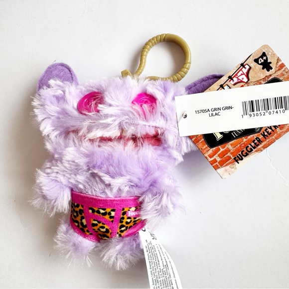 Fuggler | Accessories | Fuggler Grin Grin Lilac Plush Purse Charm ...